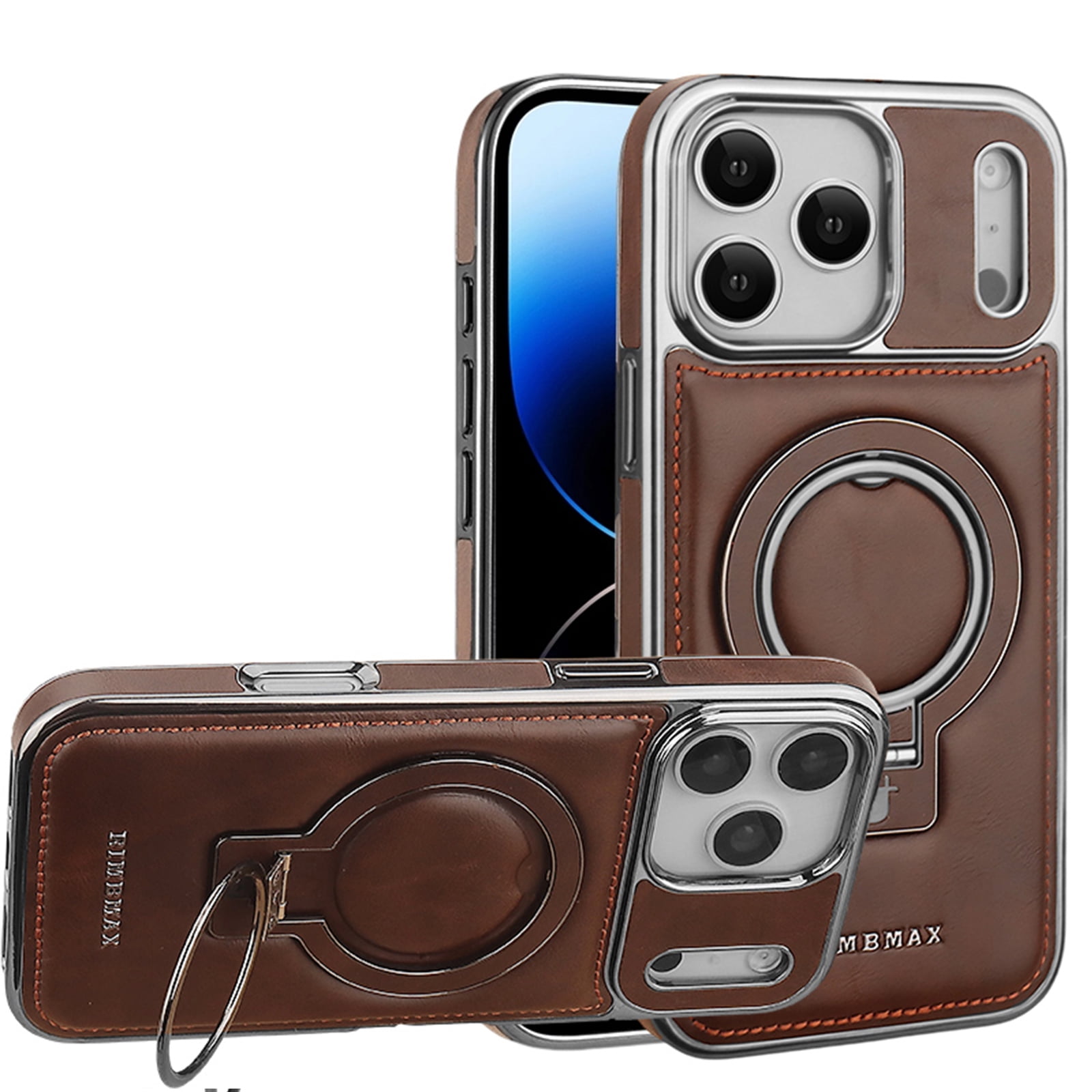 Allytechgroup iPhone 17 Case with Stand, Compatible with Mag-safe Ring ...