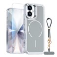 Allytechgroup iPhone 17 Case with Tempered Glass & Phone Lanyard ...
