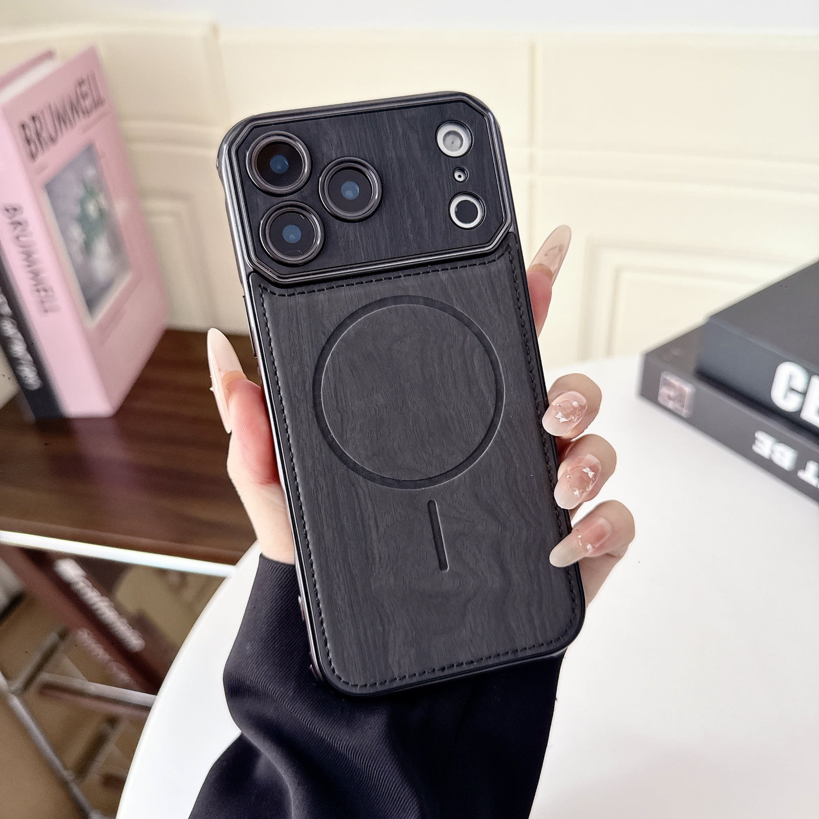 Allytechgroup for iPhone 17 Pro Back Cover Case, Support Wireless ...