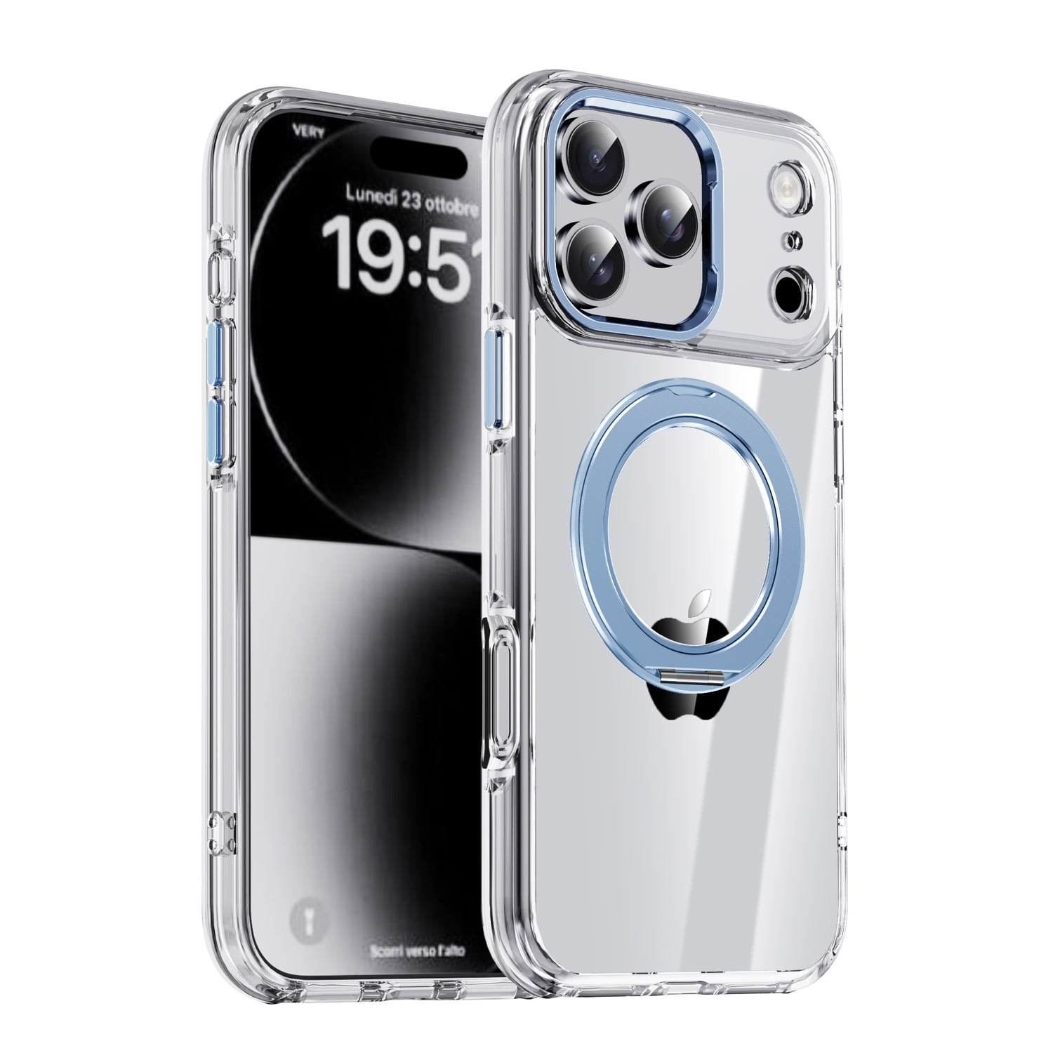 Allytechgroup for iPhone 17 Pro Case Clear, [Compatible with Magsafe ...