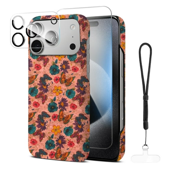 Allytechgroup for iPhone 17 Pro Case with Tempered Glass Screen ...