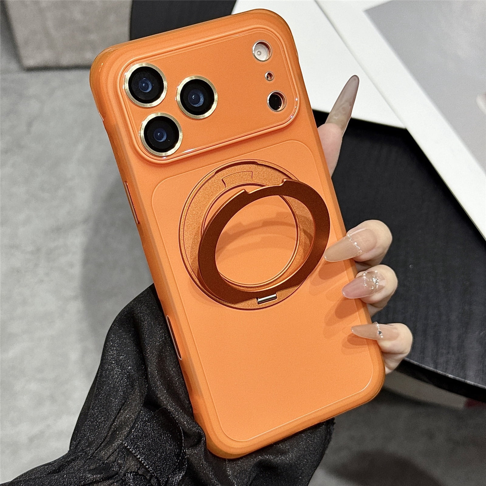 Allytechgroup for iPhone 17 Pro Magnetic Kickstand Rugged Phone Case ...