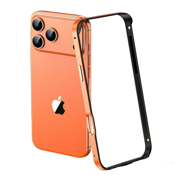 Allytechgroup for iPhone 17 Pro Max Bumper Case Metal, No Back Design ...