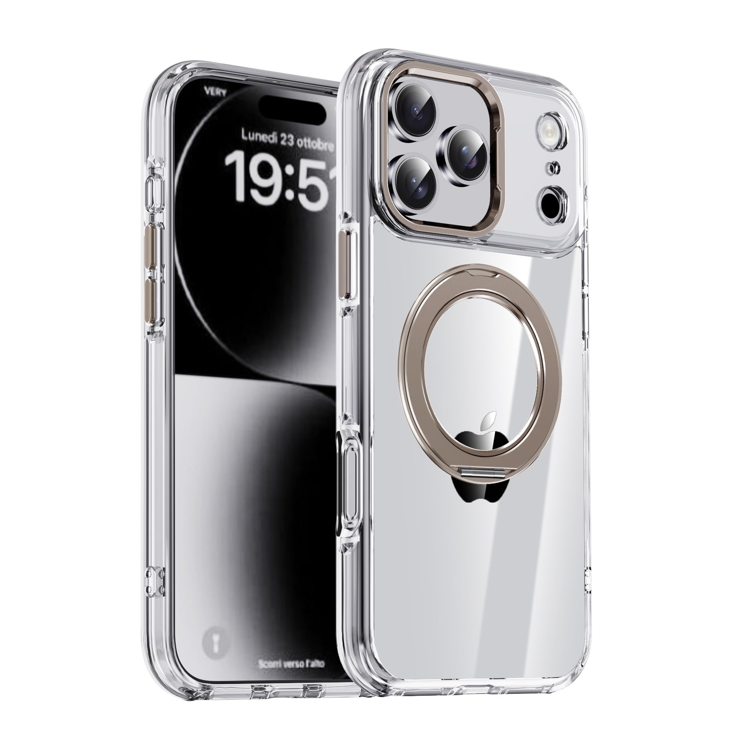 Allytechgroup for iPhone 17 Pro Max Case Clear, [Compatible with ...