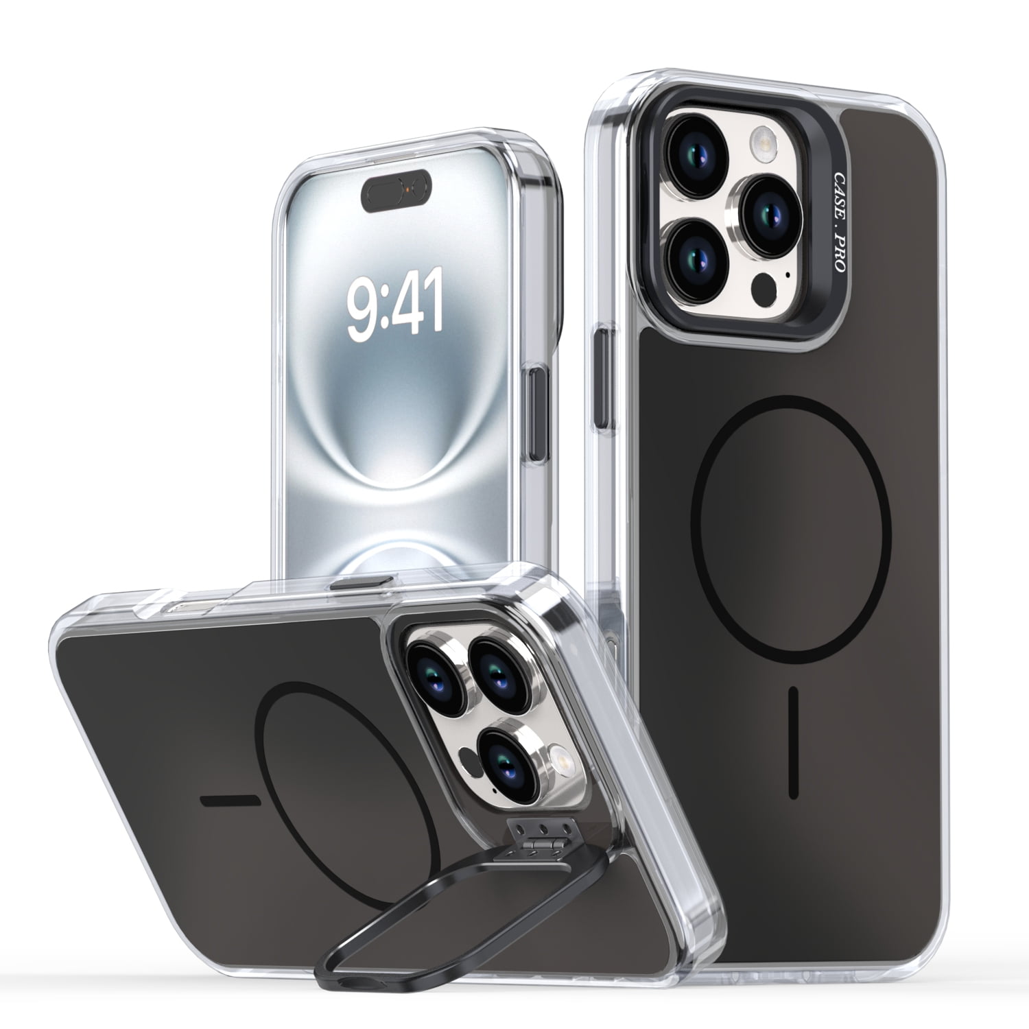 Allytechgroup for iPhone 17 Pro Max Case with Kickstand, Compatible ...