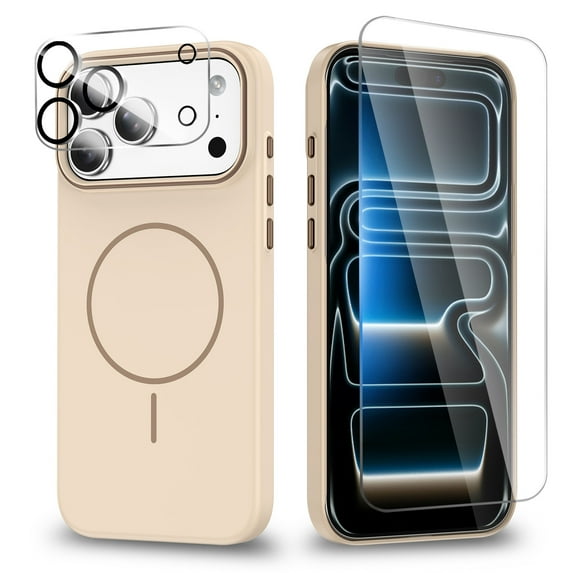 Allytechgroup iPhone 17 Pro Max Case with Tempered Glass Screen ...