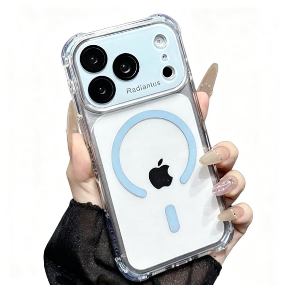 Allytechgroup for iPhone 17 Pro Max Magnetic Rugged Clear Protective ...
