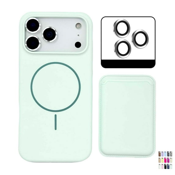 Allytechgroup for iPhone 17 Pro Max Magnetic Wallet Back Case with ...