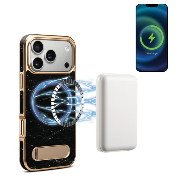Allytechgroup for iPhone 17 Protective Case with Kickstand, Magnetic ...