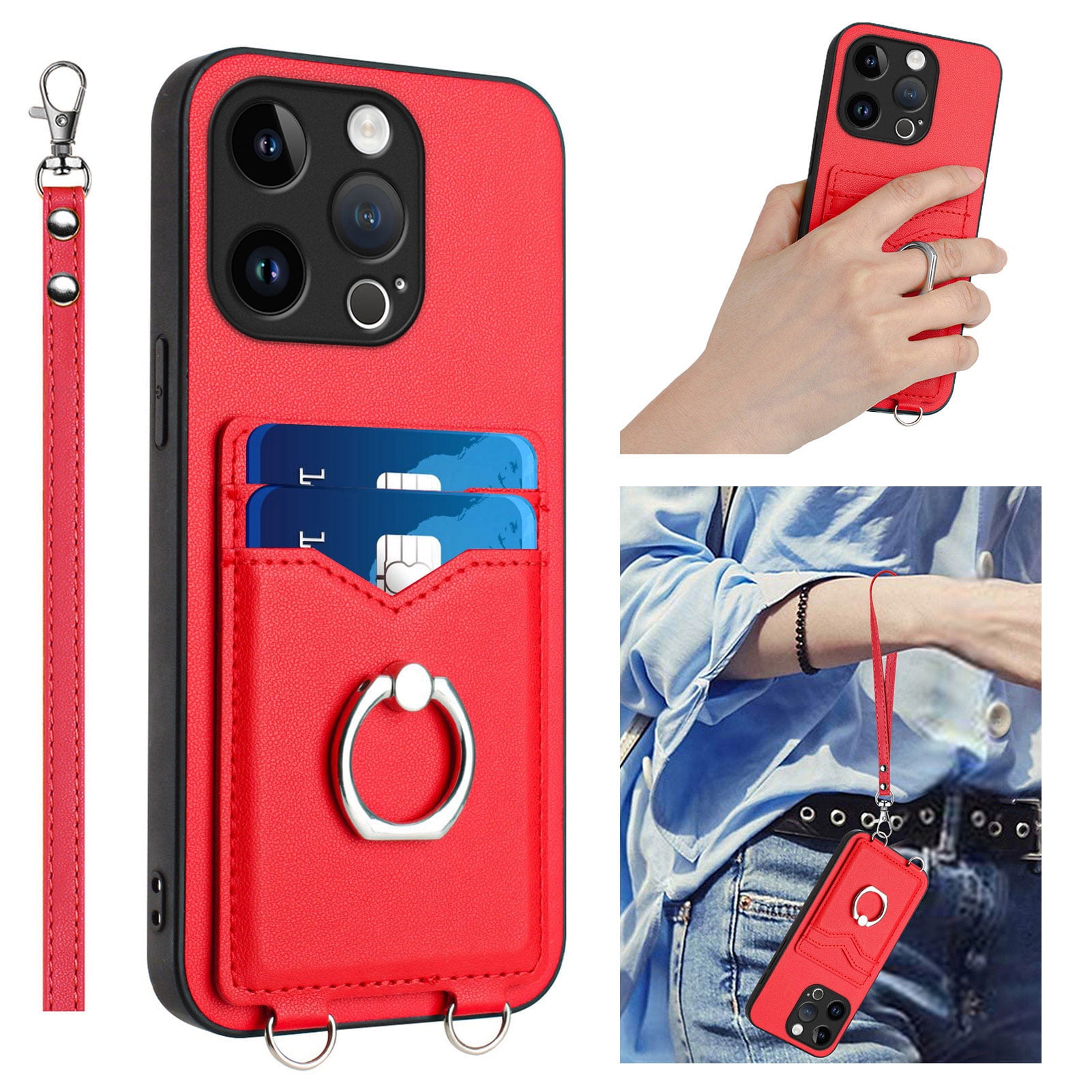 Allytechgroup iPhone 8 Plus/7 Plus Wallet Case for Women Men, Premium ...