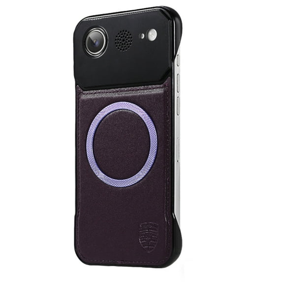 Allytechgroup for iPhone Air Case, PU Leather Hard PC Bumper Shockproof ...