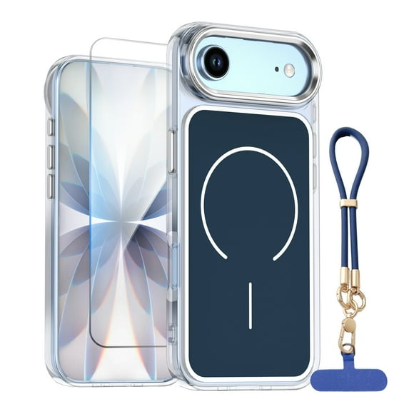 Allytechgroup iPhone Air Case with Tempered Glass & Phone Lanyard ...