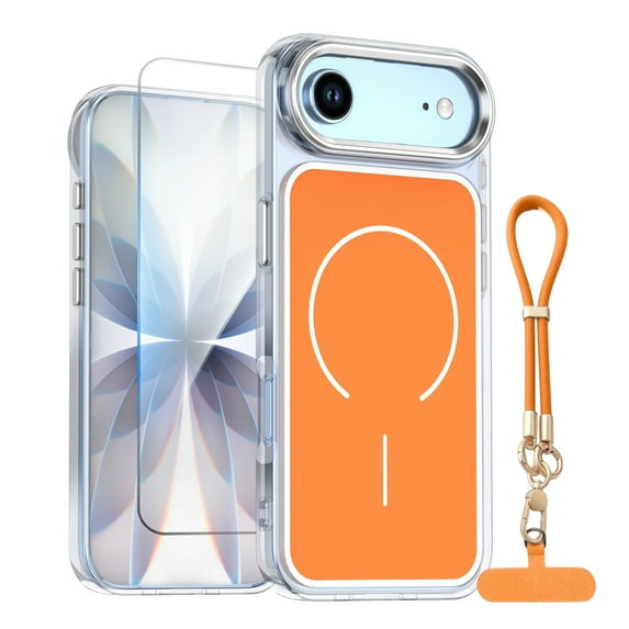 Allytechgroup iPhone Air Case with Tempered Glass & Phone Lanyard ...