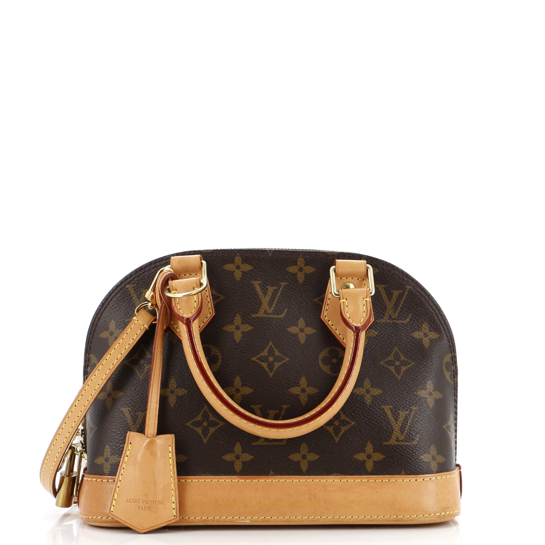 Pre-Owned Alma Handbag Monogram Canvas BB by Rebag - Walmart.com
