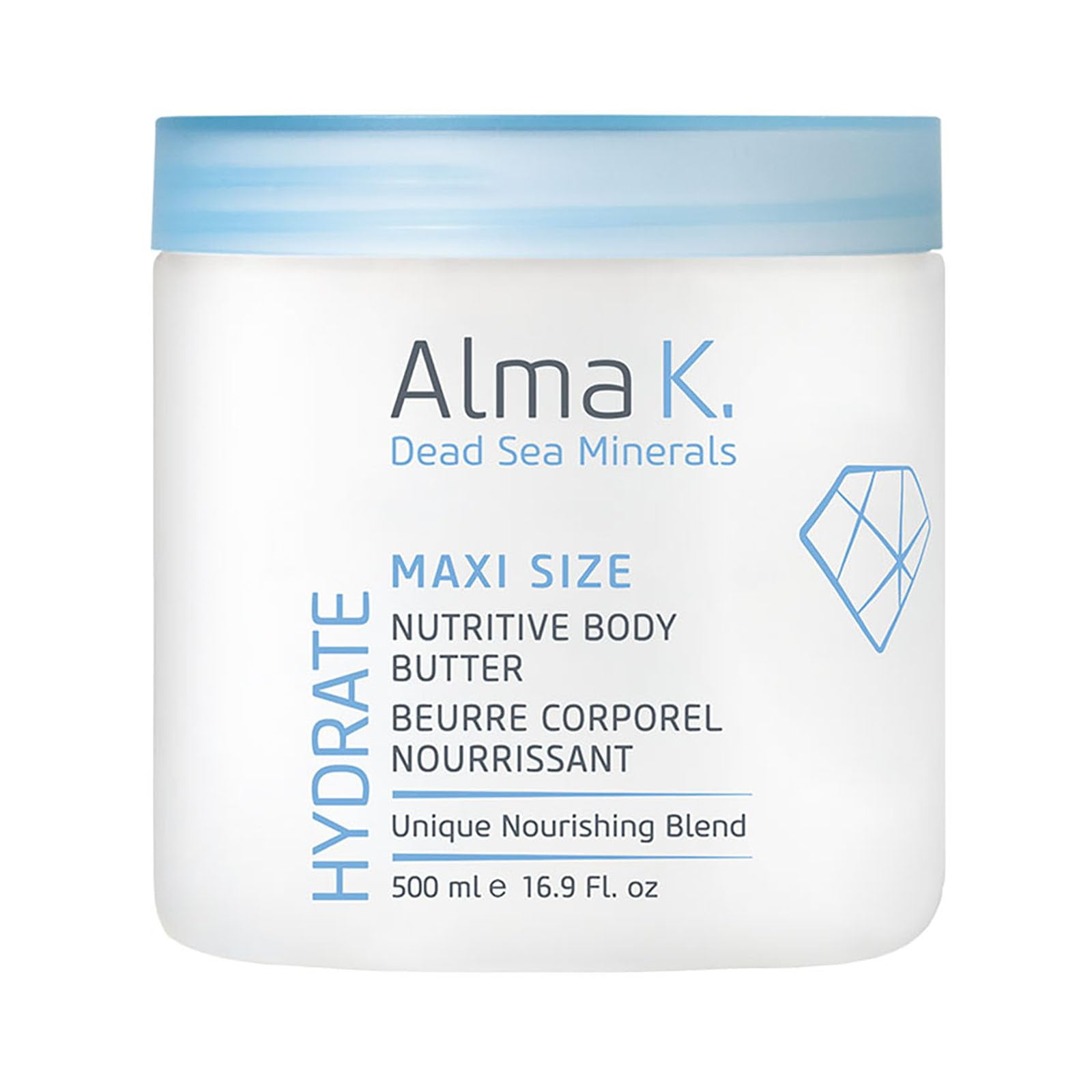 Alma K Nutritive Body Butter HYZ01 Maxi - Body Butter for Women - With Dead Sea Minerals - Shea ...