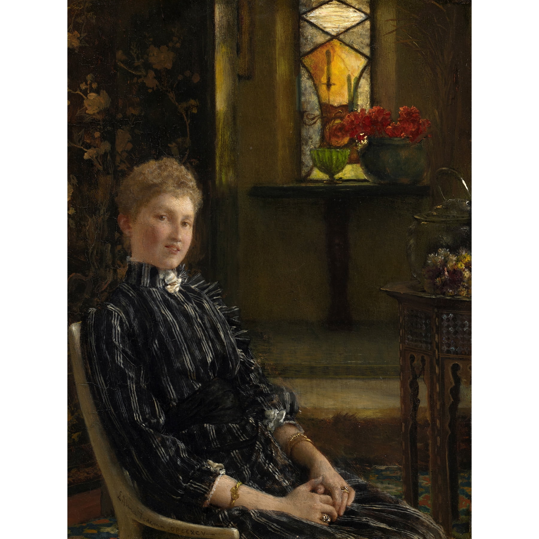 Alma Tadema Portrait Mrs Ralph Sneyd Mary Ellis Painting Extra Large XL ...