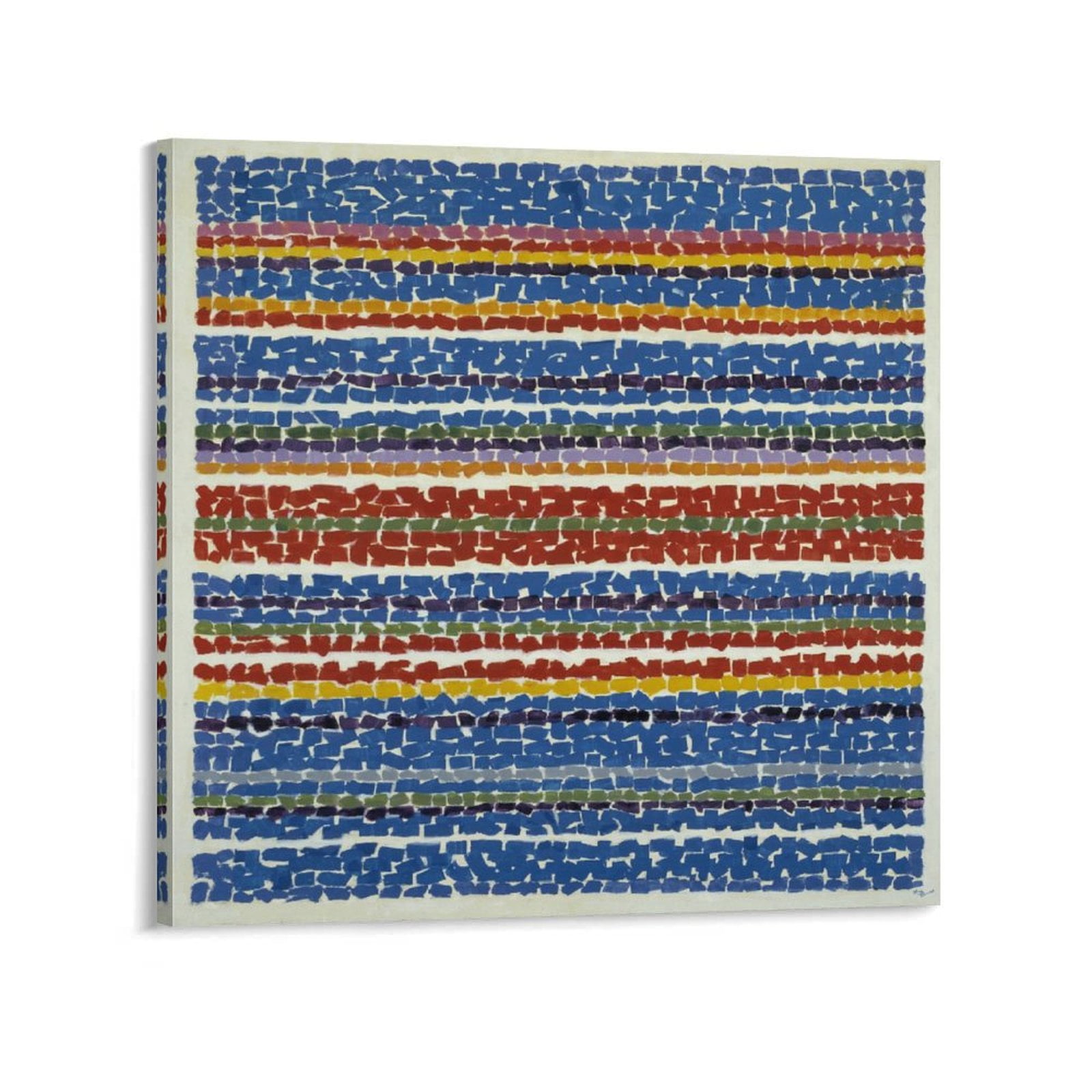 Alma Thomas Abstract Paintings Light Blue Nursery Wall Art Canvas Print ...