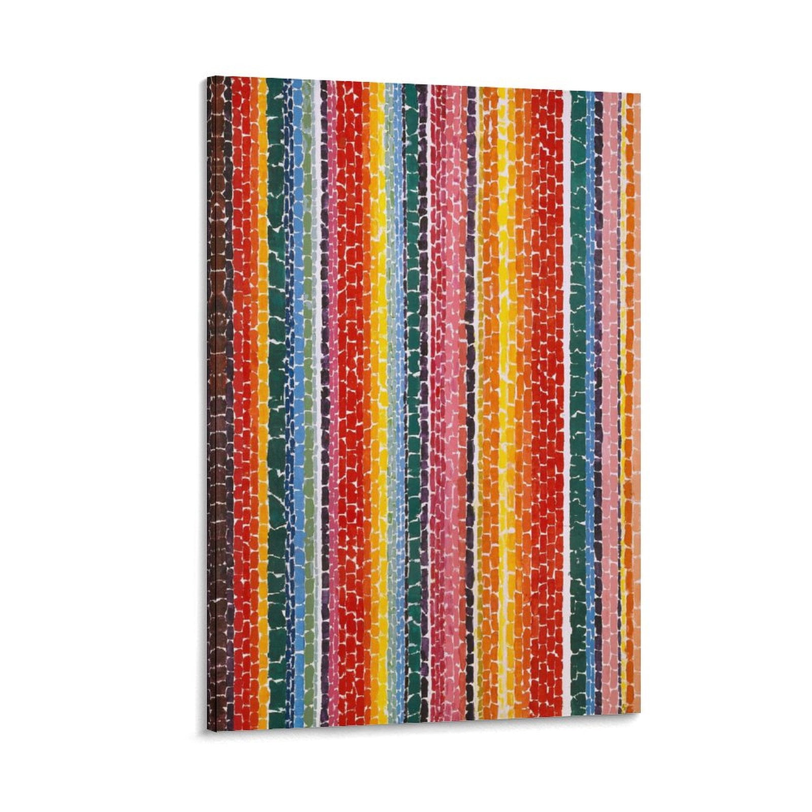 Alma Thomas Paintings Earth Sermon Beauty Love And Peace Wall Art ...