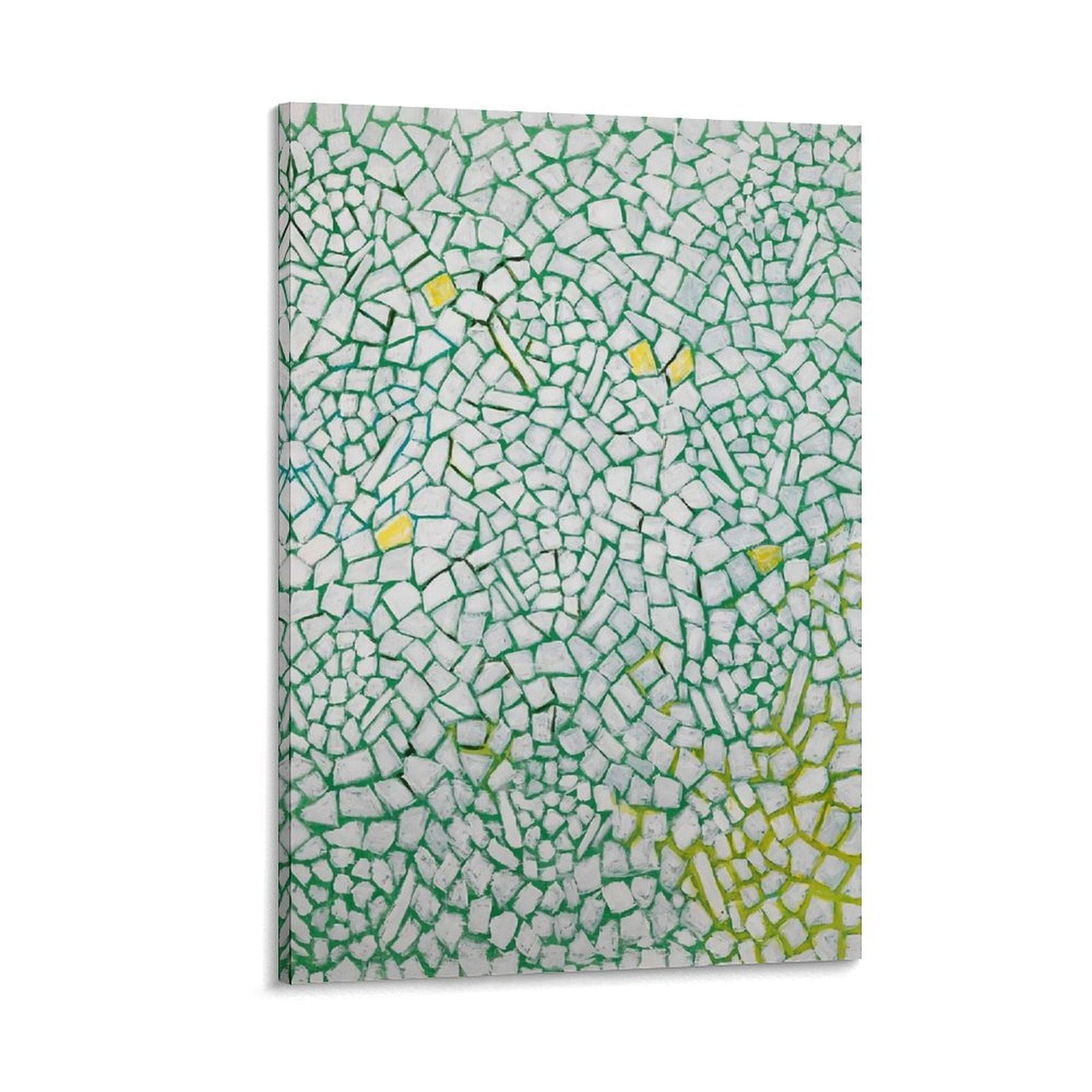 Alma Thomas Paintings White Roses Sing And Sing Wall Art Canvas Print ...