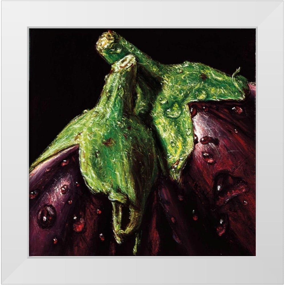 AlmaCh 15x15 White Modern Wood Framed Museum Art Print Titled ...