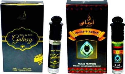 Almas Black Galaxy Hajre e Aswad Floral Attar Floral - Walmart.com