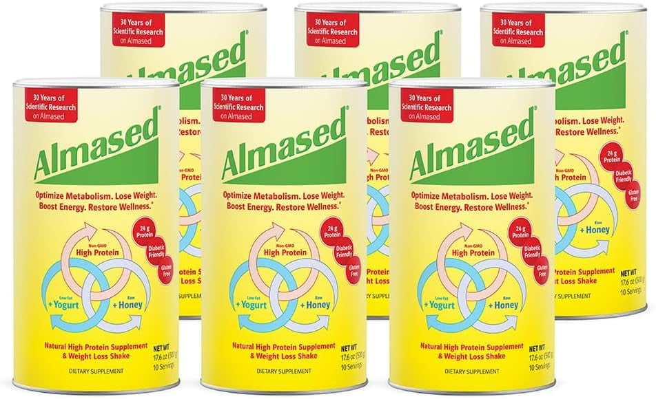 Almased Meal Replacement Shake - Plant Based Protein Powder for Weight ...