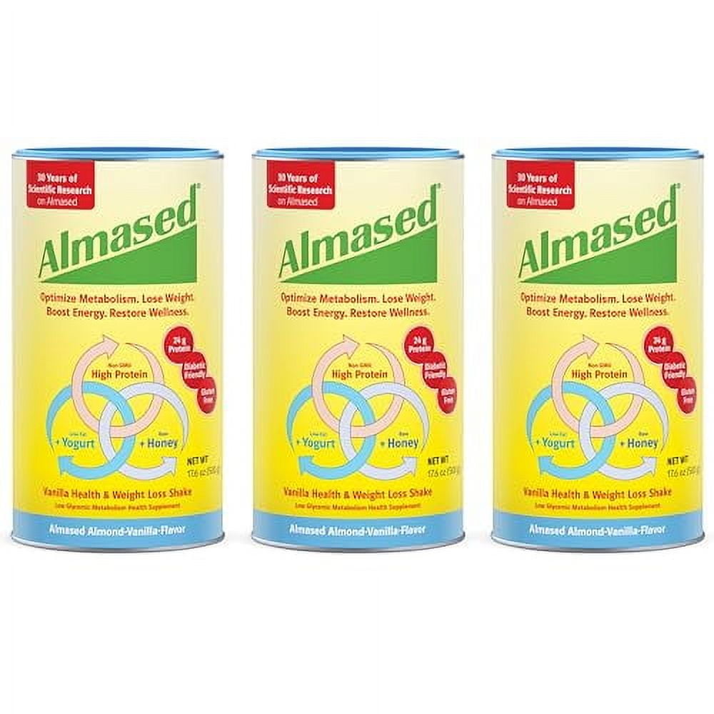 Almased Vanilla shakes – Gluten-Free, non-GMO Powder – Boost High ...