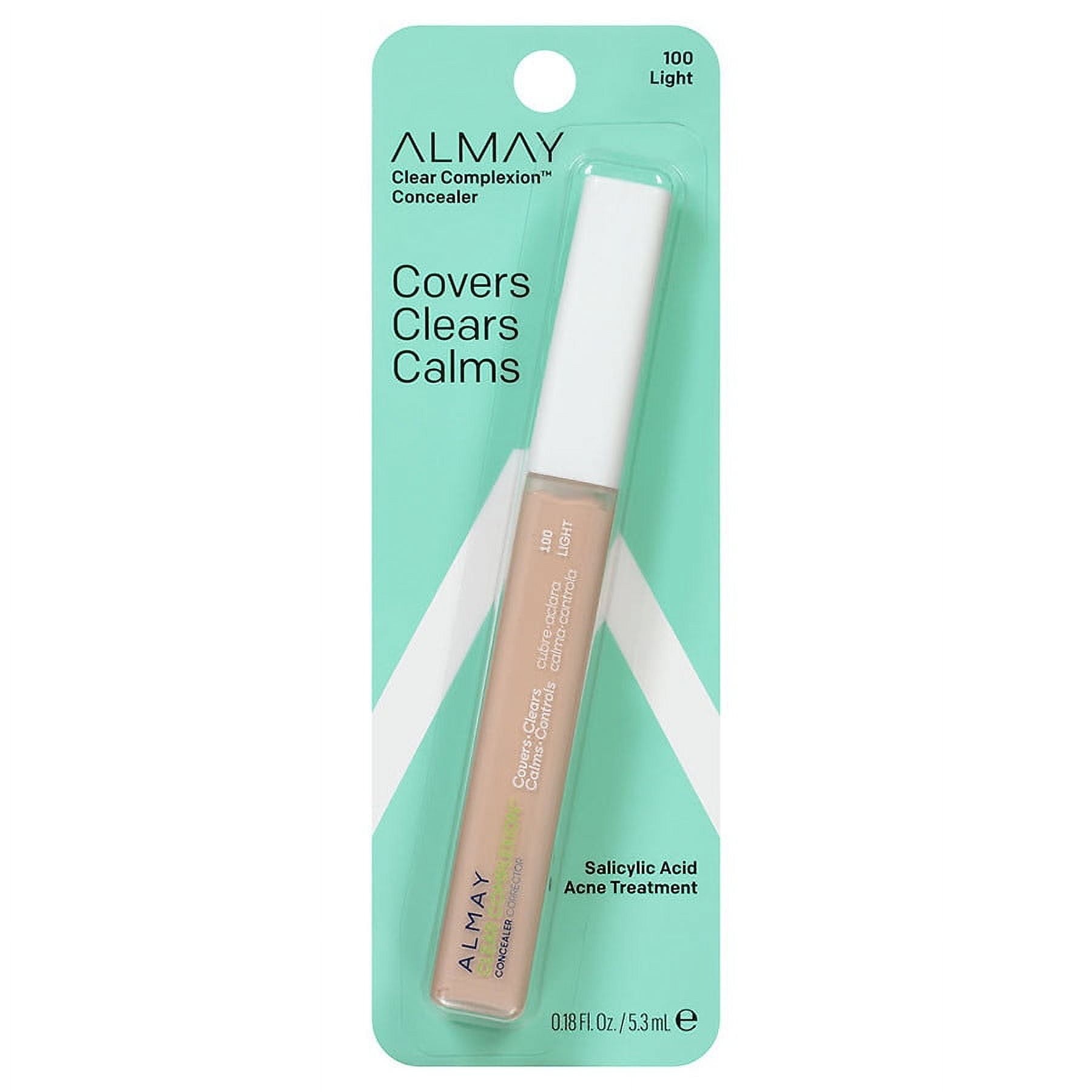 Almay Clear Complexion Concealer Light, Hypoallergenic, Covers ...