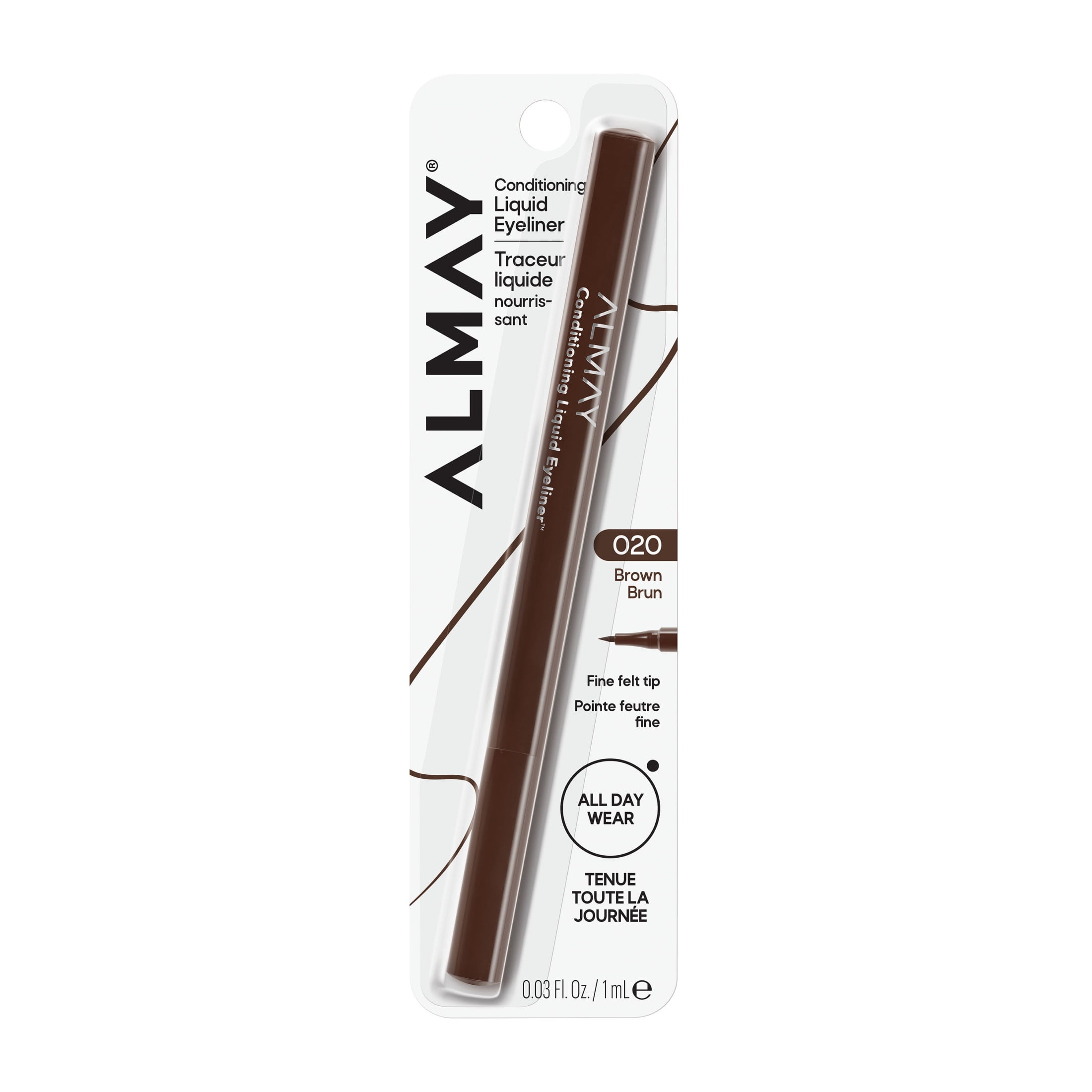 Almay Conditioning Liquid Liner, Precision Felt Tip Eyeliner ...