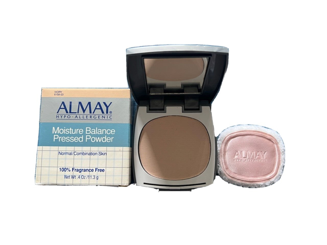 Almay Hypoallergenic Moisture Balance Pressed Powder Ivory, Normal ...