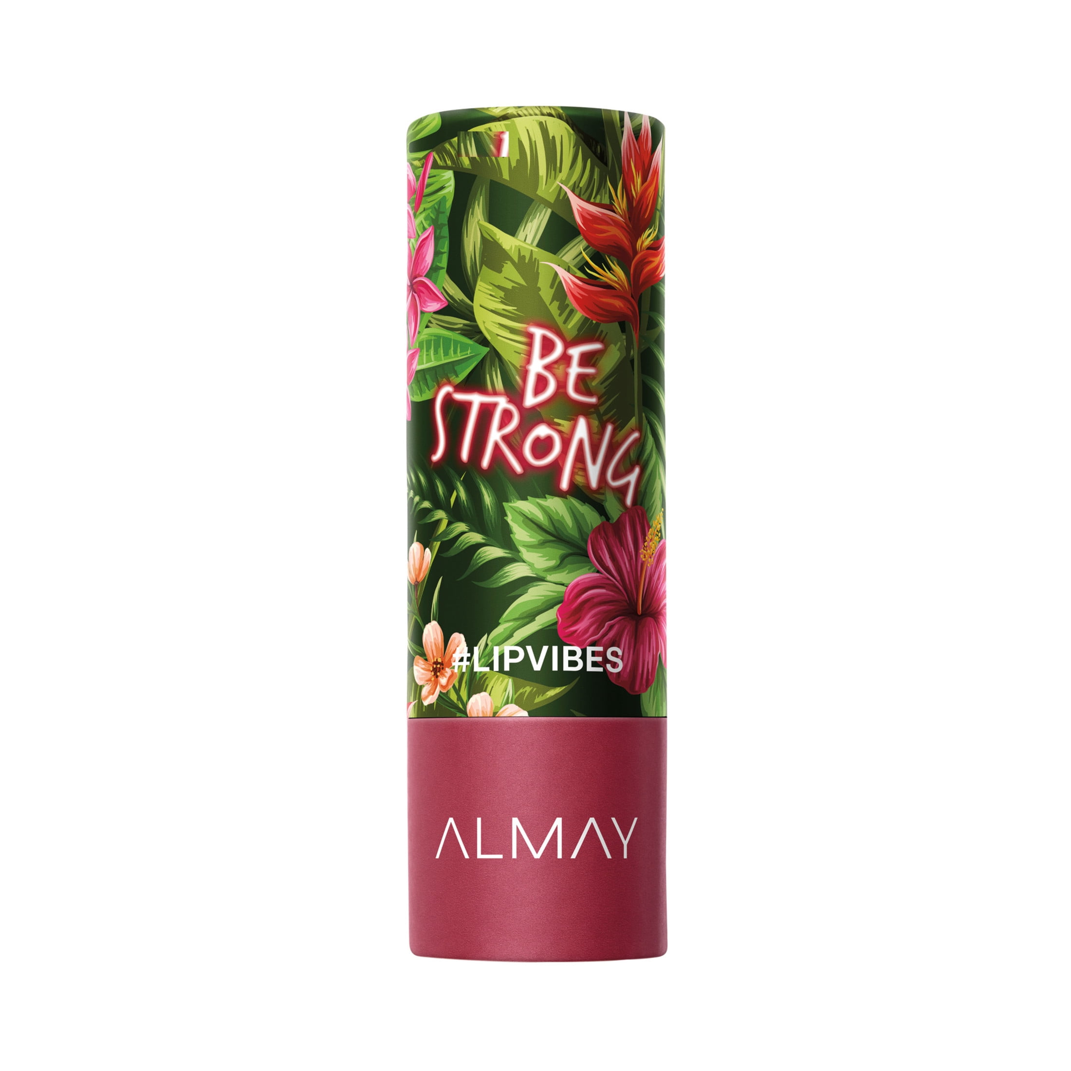 Almay, Lip Vibes Hypoallergenic Cream Lipstick, 0.14 oz, Be Strong ...