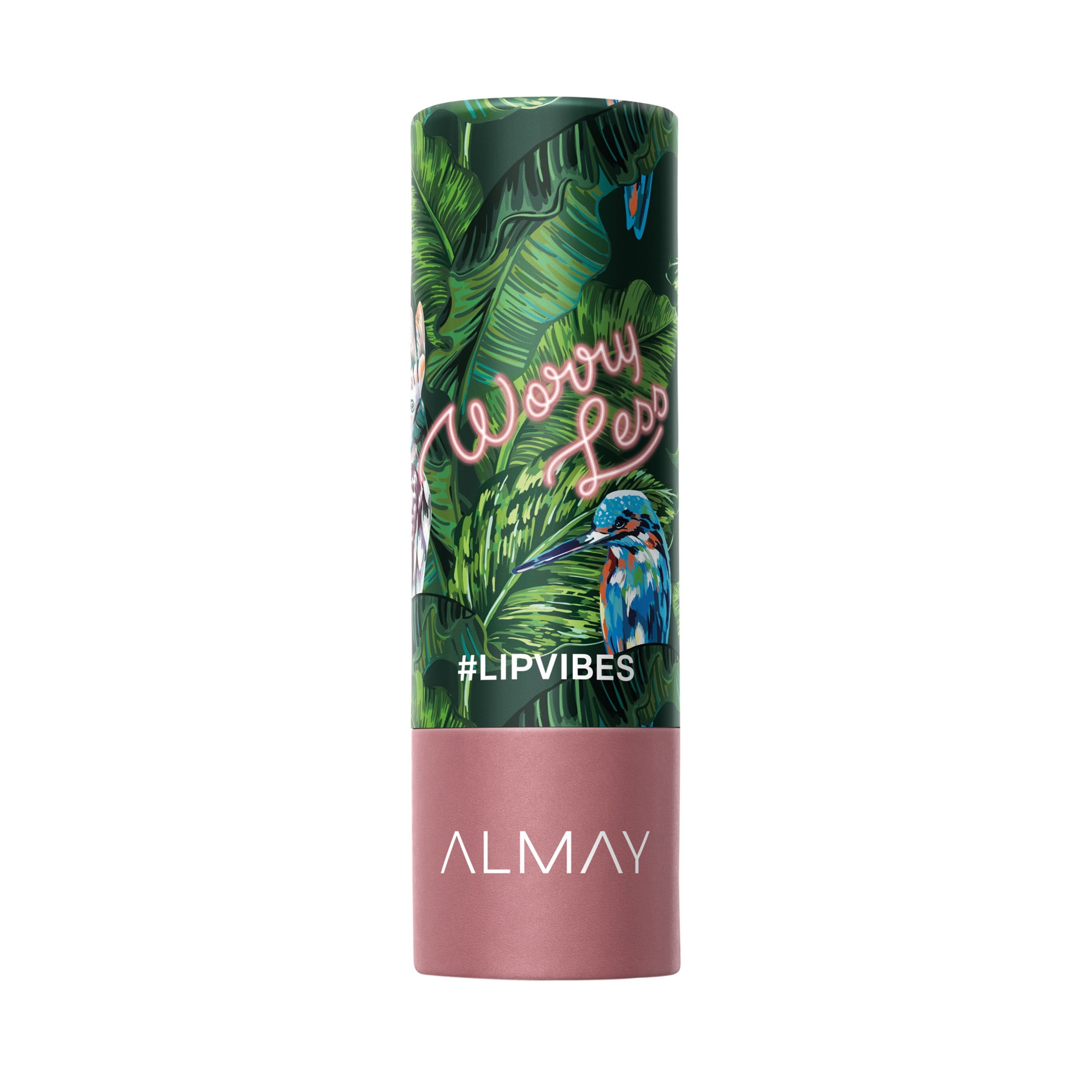 Almay Lip Vibes Hypoallergenic Cream Lipstick with Shea Butter, Worry ...