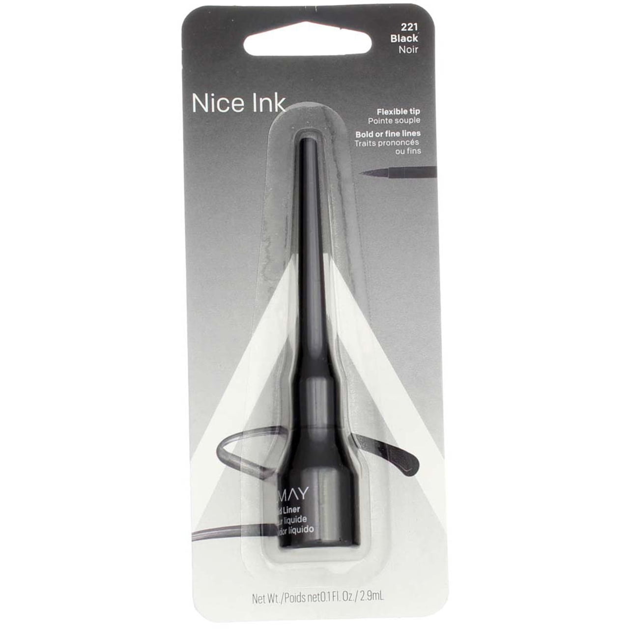 Almay Liquid Eyeliner, Black [221] 0.1 oz (Pack of 2) - Walmart.com