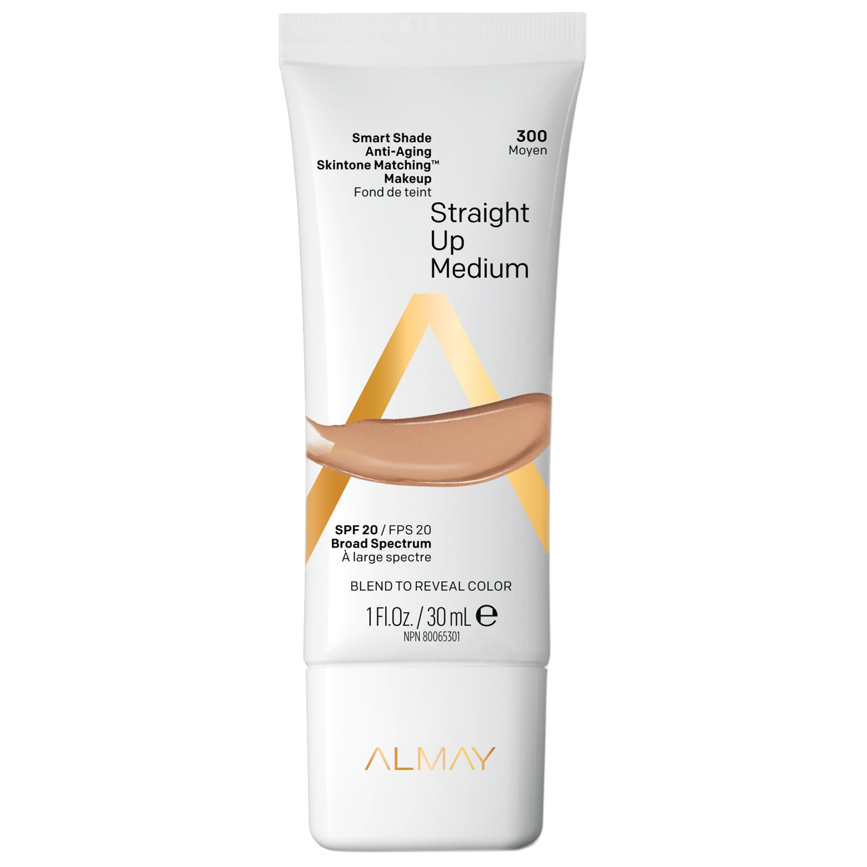 Almay Smart Shade Anti-Aging Foundation, Skin Tone Matching ...