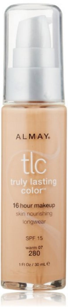 Almay TLC Truly Lasting Color 16 Hour Makeup, Warm 07 [280] 1 oz (Pack ...