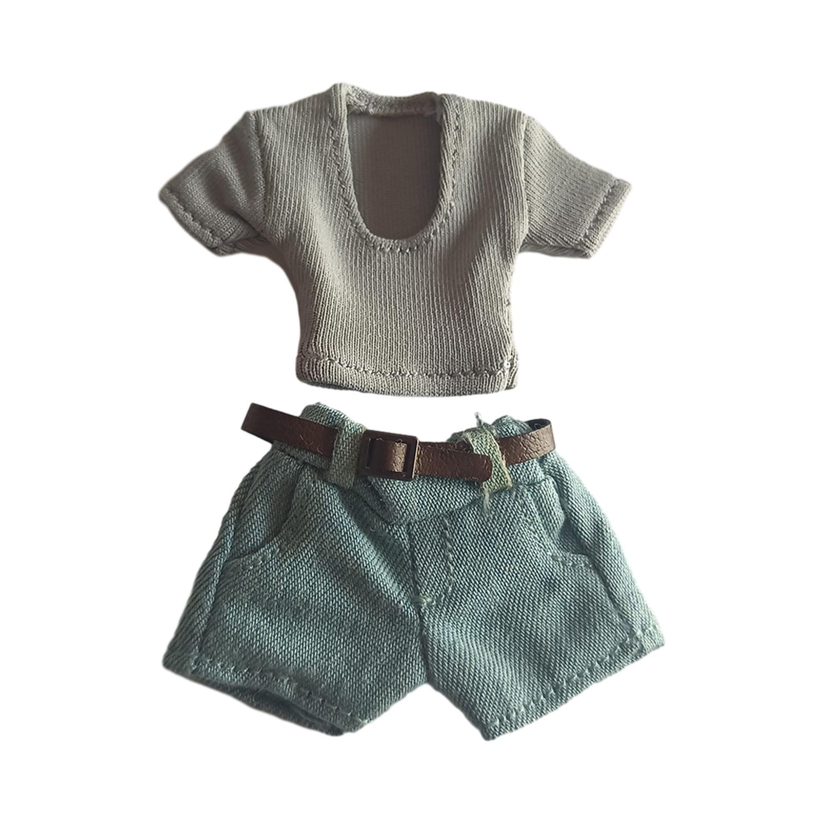 Almencla 1/12 Scale Action Figures Clothing with Belt Outfits for 6inch ...