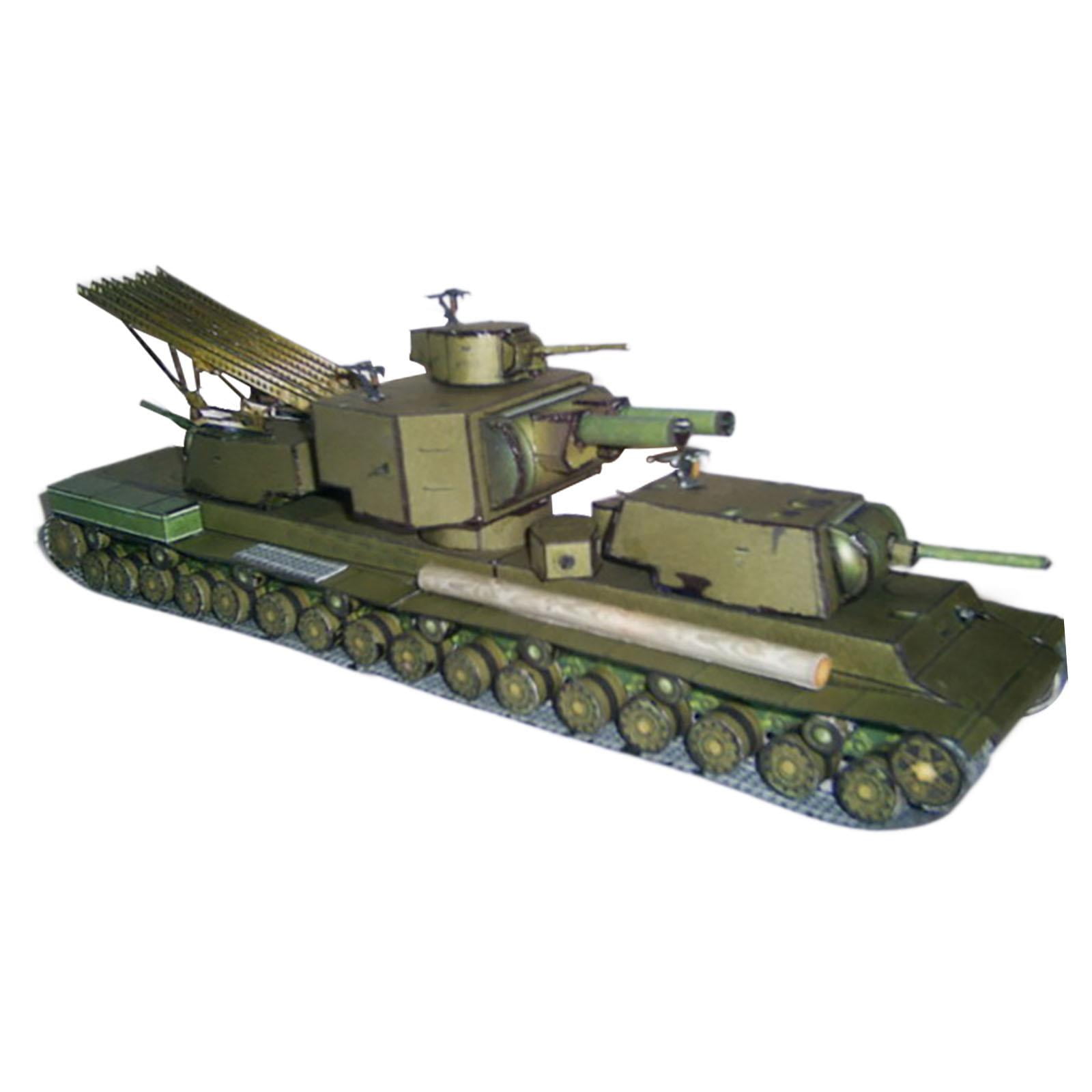 Almencla 1/50 Ussr Armoured Fighting Vehicle Heavy Tank Paper Model ...