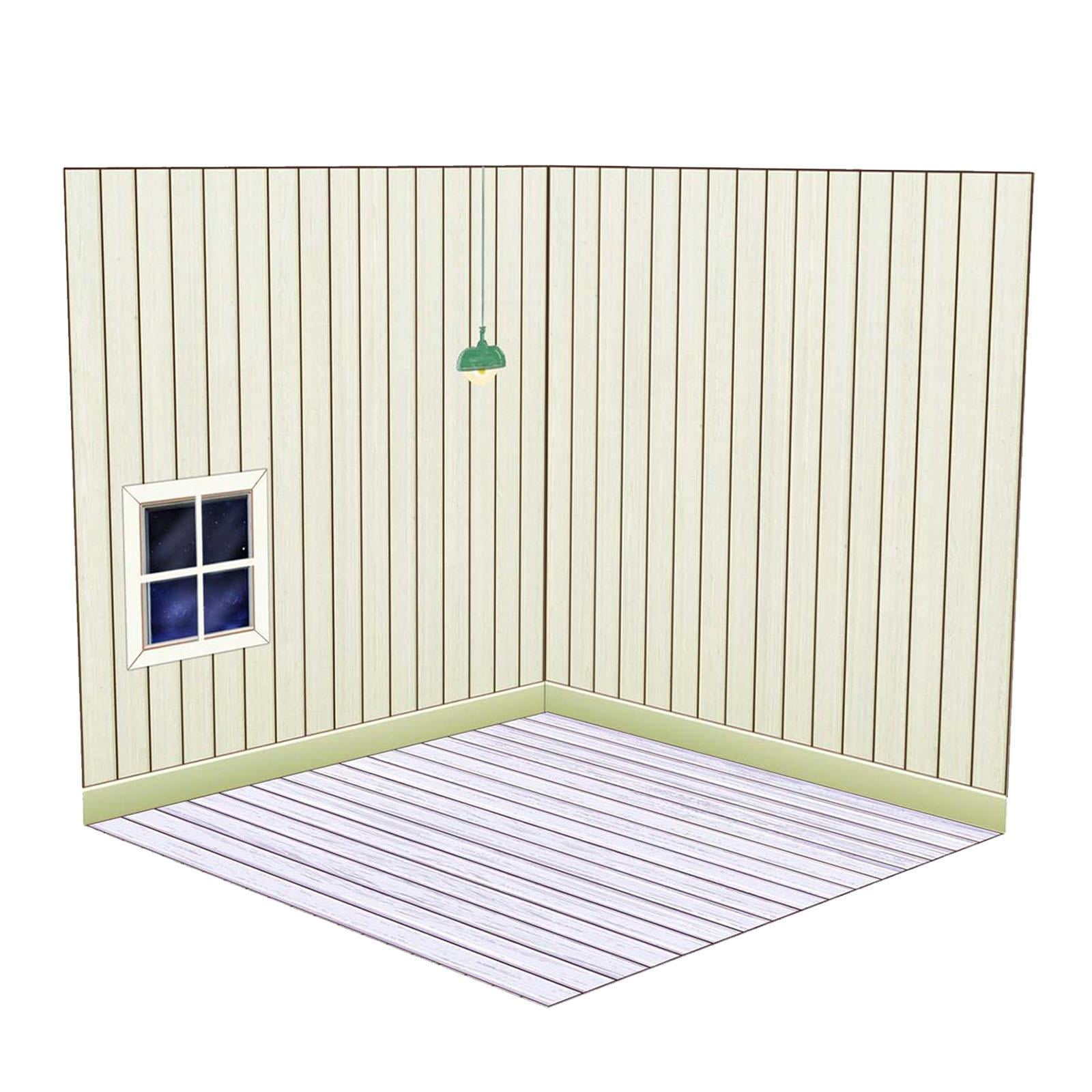 Almencla 1:6 Scale Backdrop Scene, Simulation Parking Background ...