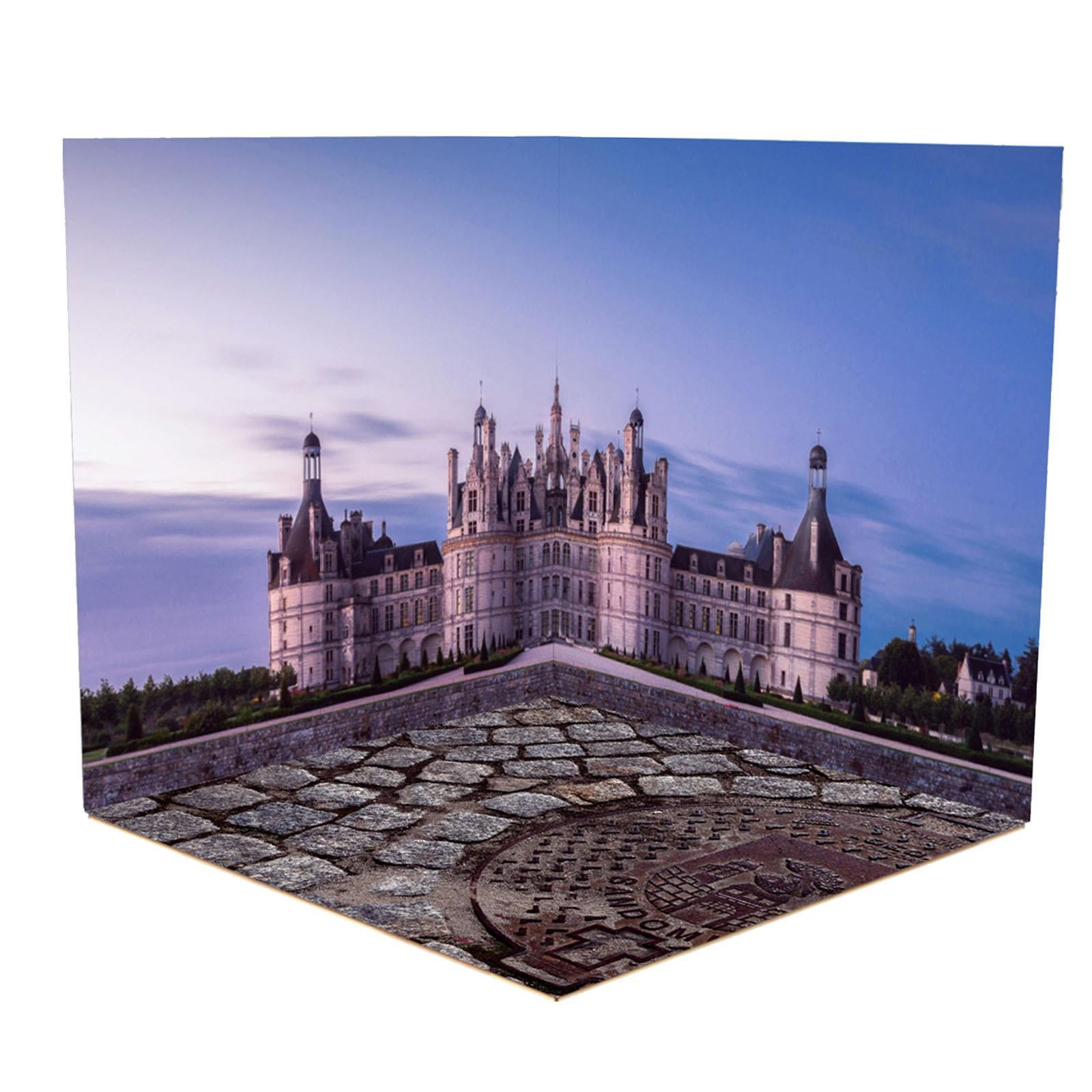 Almencla 1:6 Scale Backdrop Scene, Simulation Parking Background ...