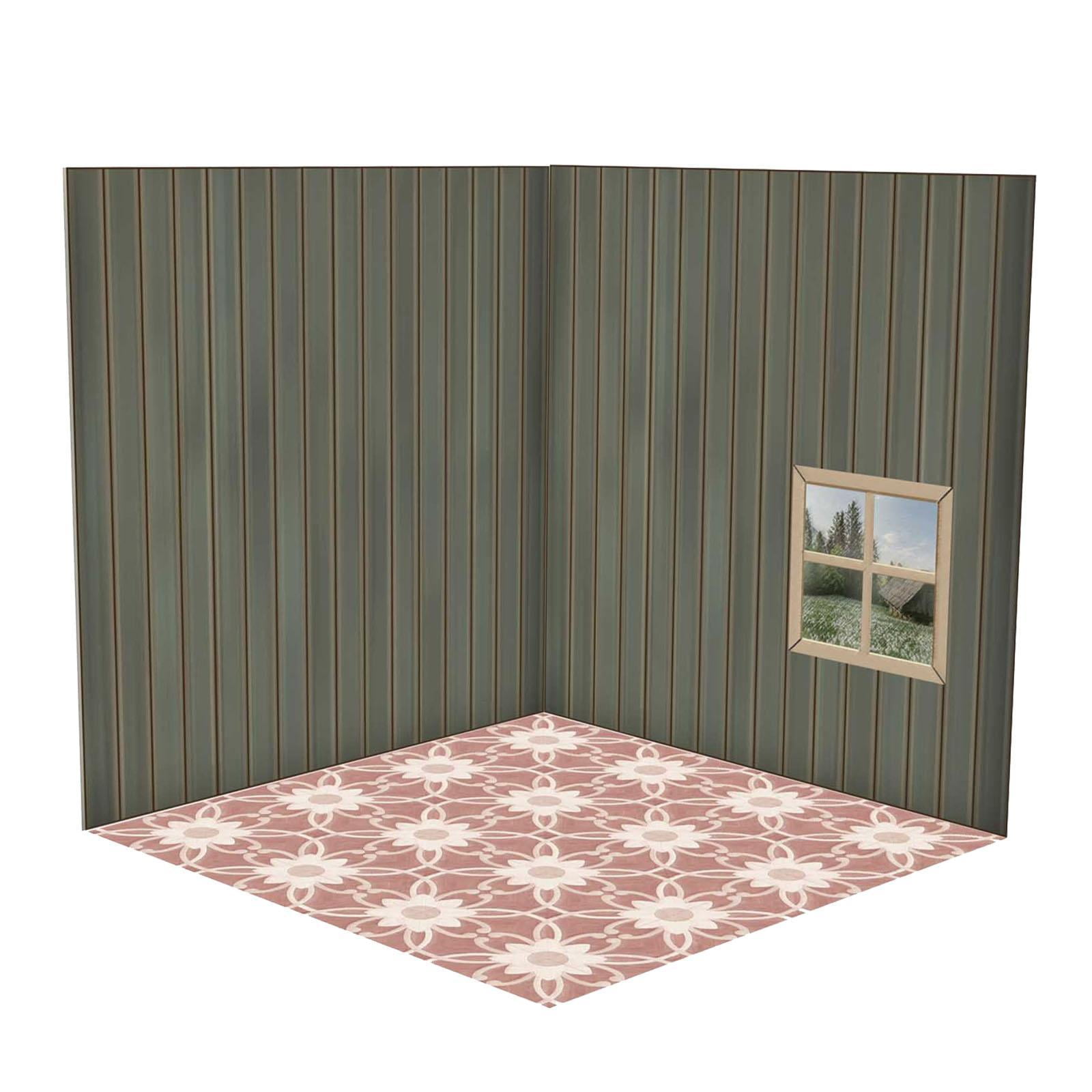 Almencla 1:6 Scale Backdrop Scene, Simulation Parking Background ...