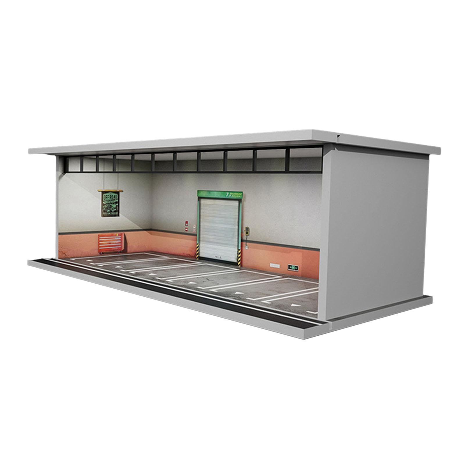 Almencla 1:64 Garage Display Case Protective Collection Acrylic Cover ...
