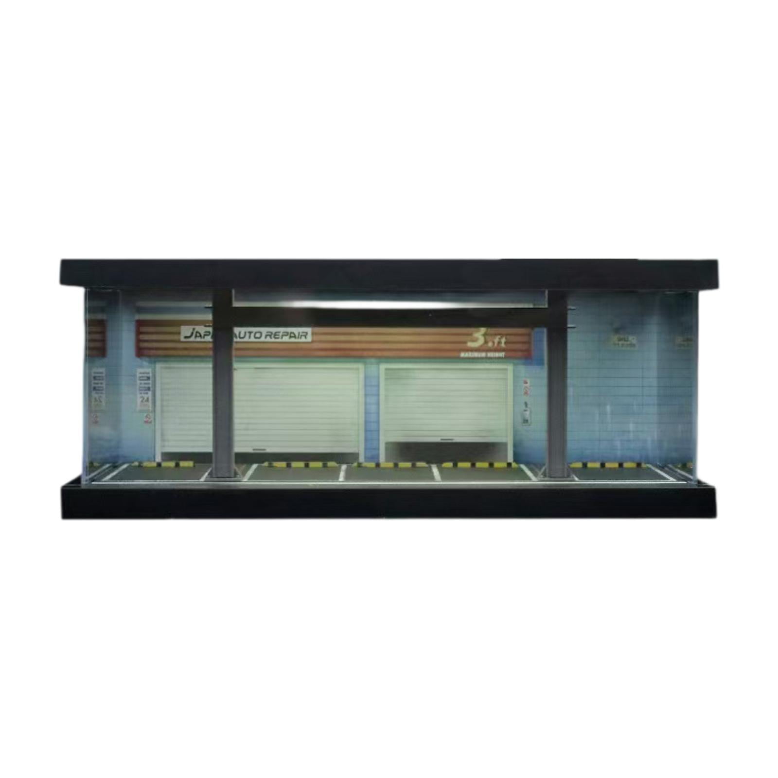 Almencla 1/64 Garage Display Case , Storage Box, Scenery Diorama ...