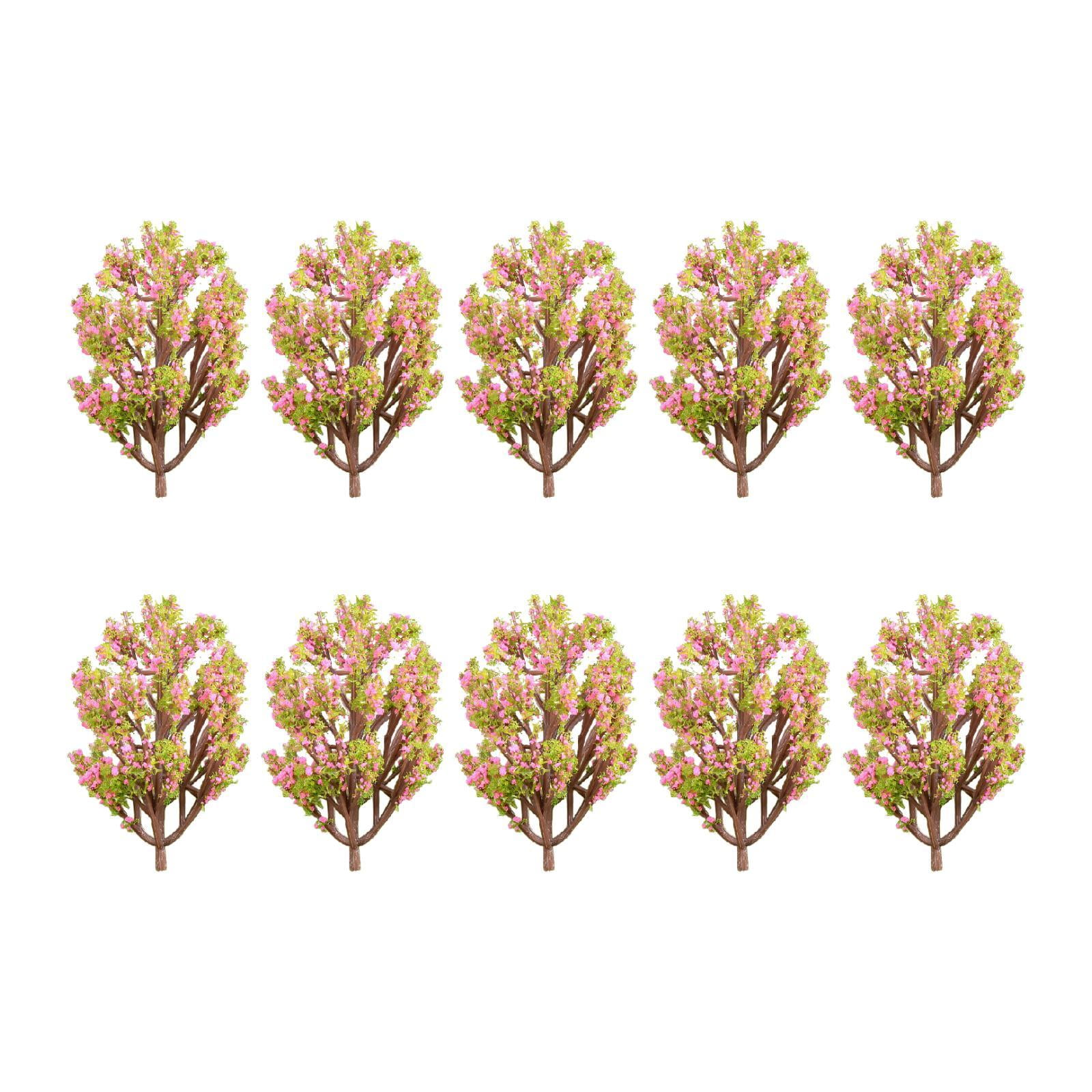 Almencla 10x Model Train Scenery Trees Railroad Scenery Trees Garden ...