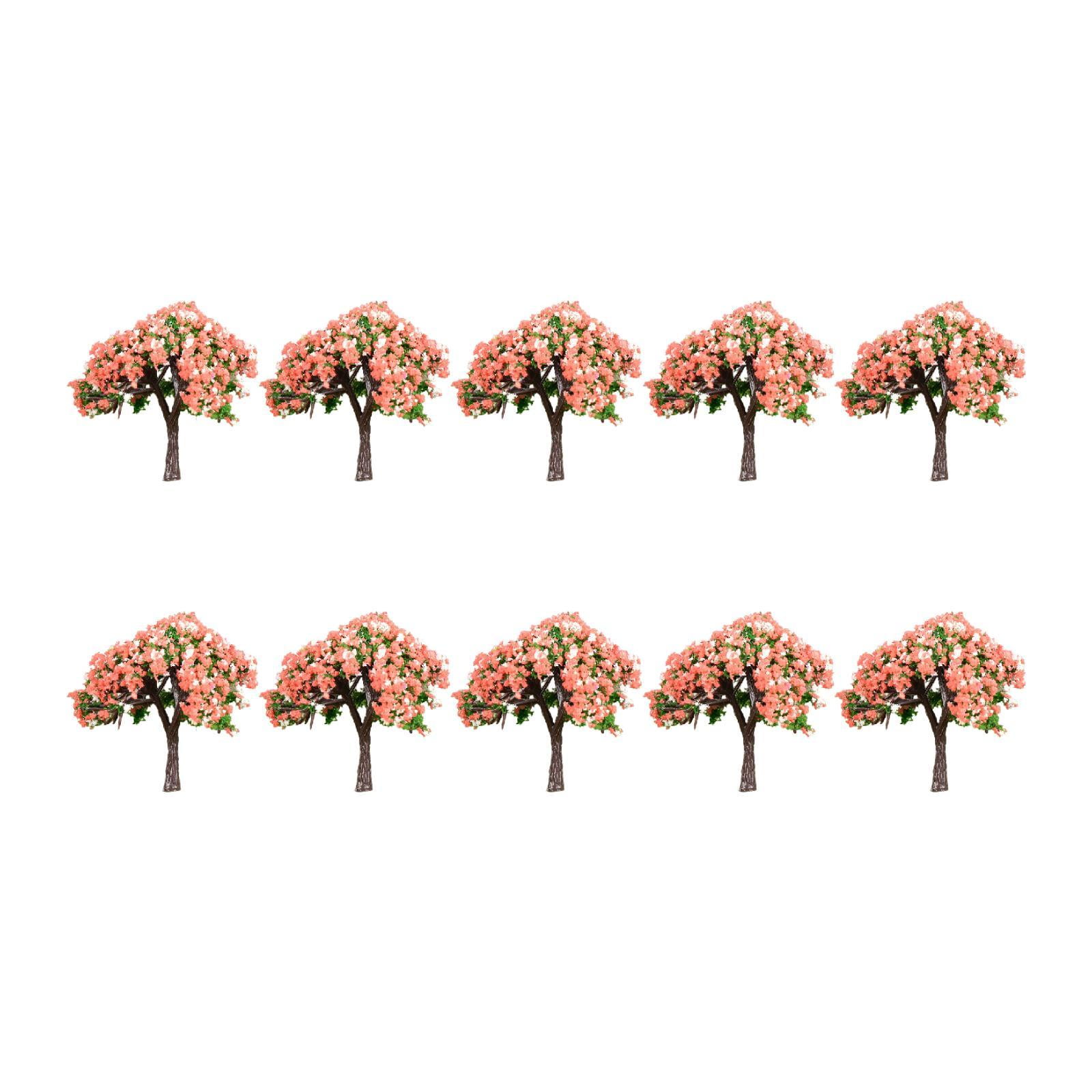 Almencla 10x Model Train Scenery Trees Railroad Scenery Trees Garden ...