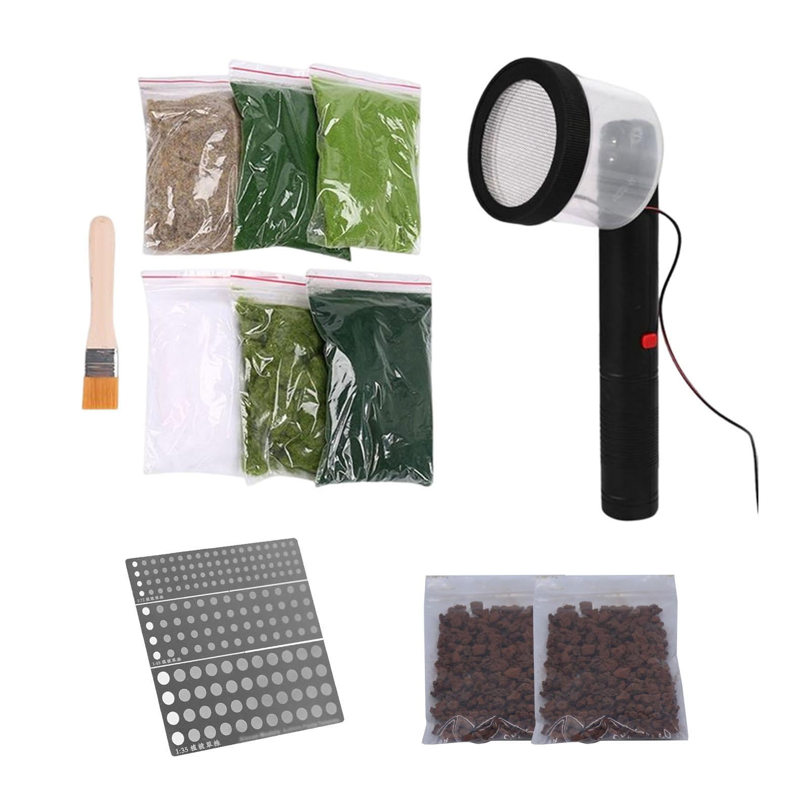 Almencla 11 Pieces Electrostatic Flocking Machine Static Grass ...