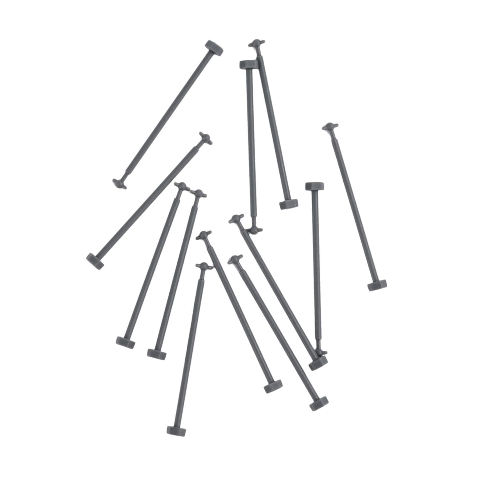 Almencla 12 Pieces 1:87 HO Scale Motor Drive Rods, Railway Train ...