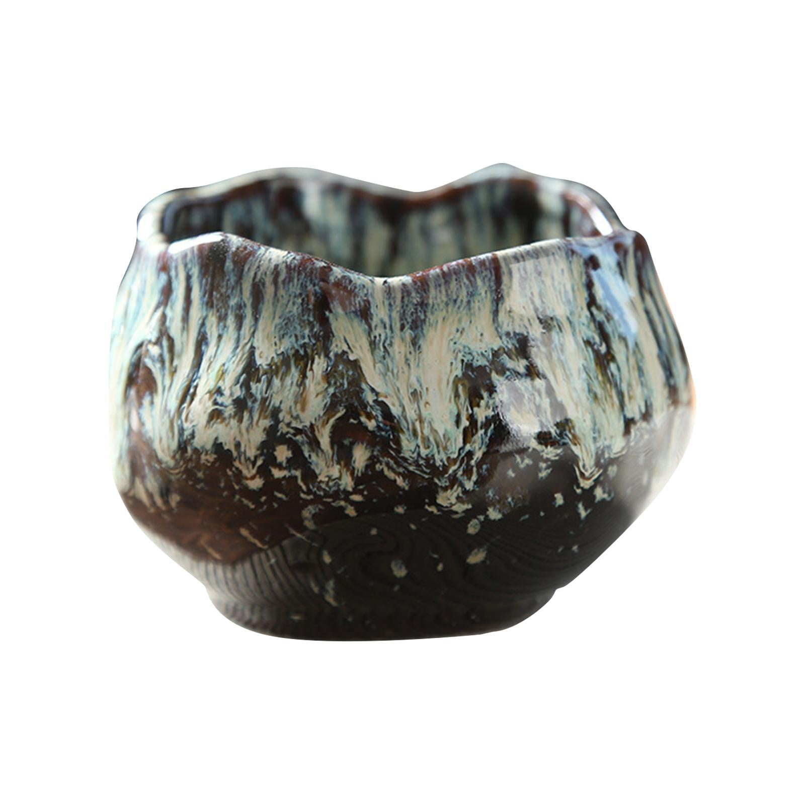 Almencla 150ml Lotus Shaped Art Crafts Ceramic Master Cup for Desktop ...