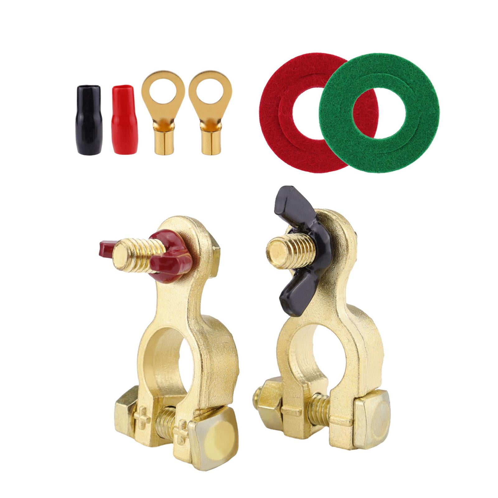 Almencla 2 Pieces Battery Terminal Connector Cover and Washers Heavy ...