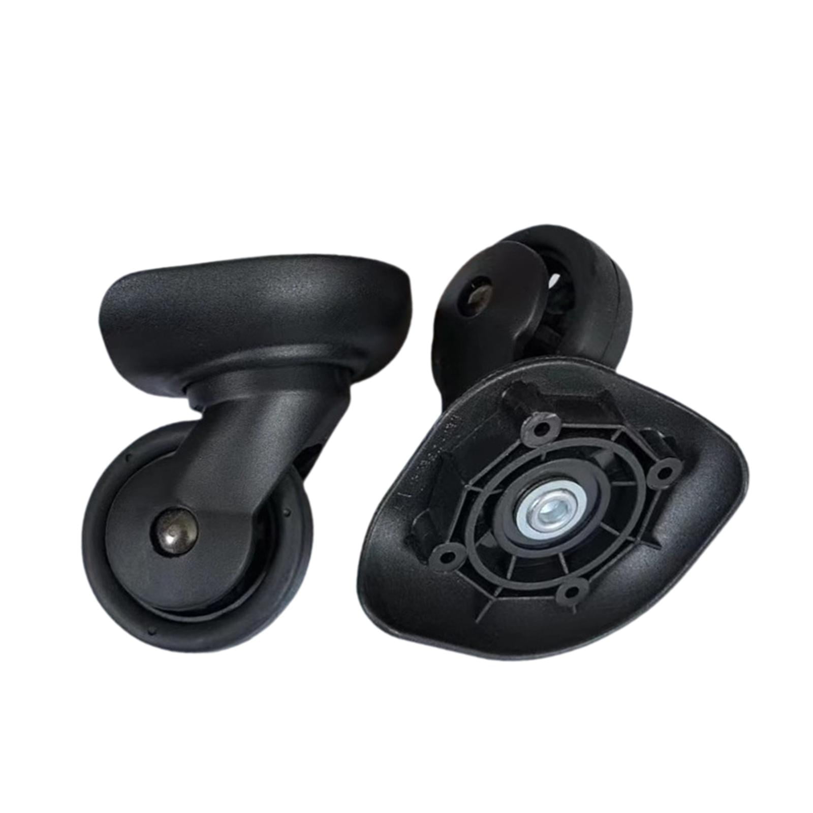 Almencla 2 Pieces Luggage Wheels Replacement 360 Degree Rotation Travel ...