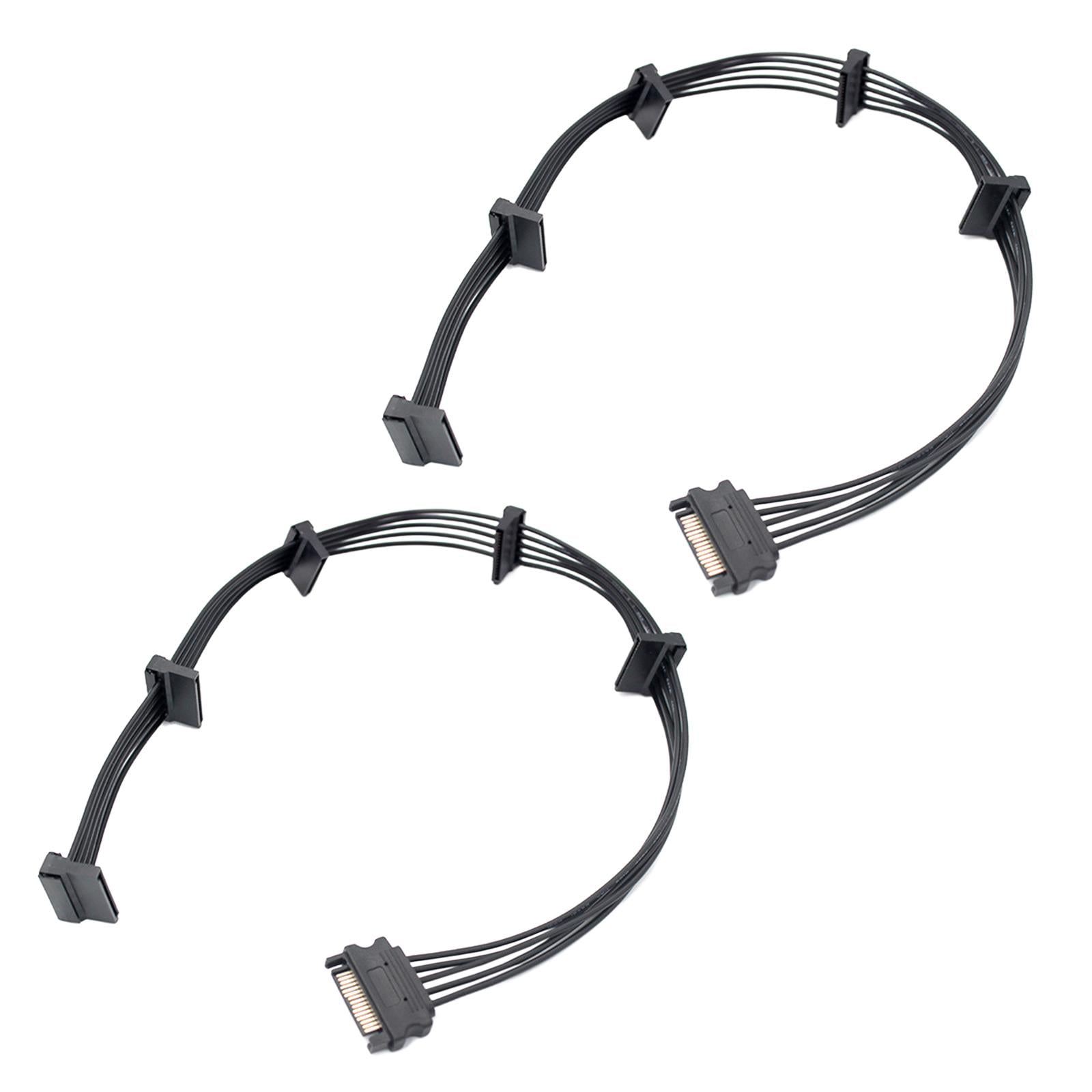 Almencla 2Pcs Power Splitter Adapter Cable, Power Splitter Cable, 18AWG ...